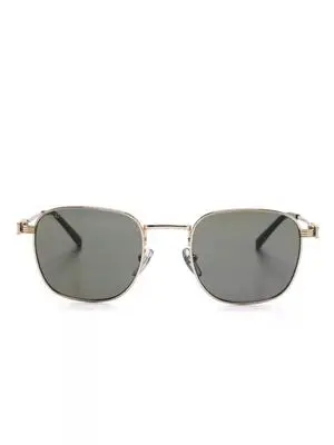Gucci Square-frame Sunglasses - Gold