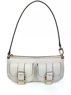 Michael Kors Leather Shoulder Bag - White