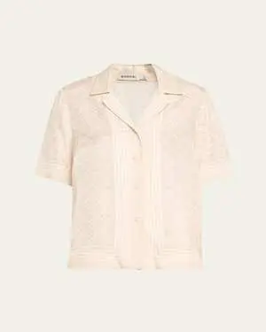 Simkhai Koda Button-front Shirt