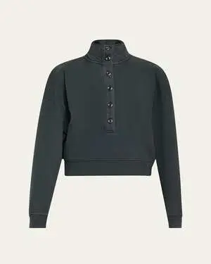 Citizens Of Humanity Mirelle Buttoned Pullover - Charcoal