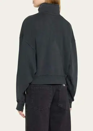 Citizens Of Humanity Mirelle Buttoned Pullover - Charcoal