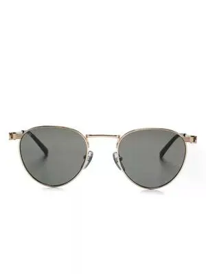 Gucci Oval-frame Sunglasses - Gold