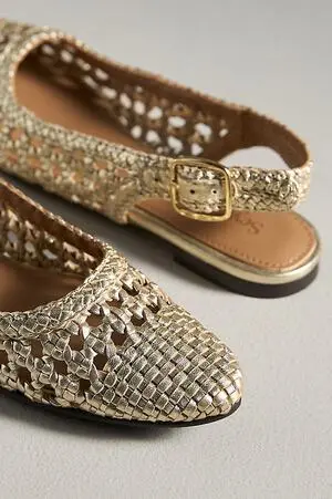 Seychelles Avalon Woven Slingback Flats