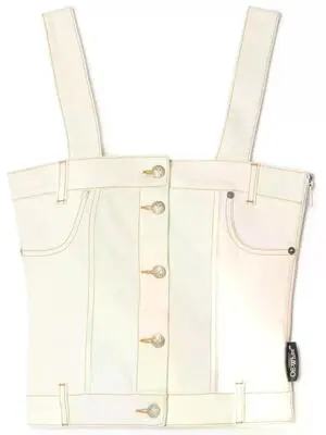 Off-White Denim Corset Top