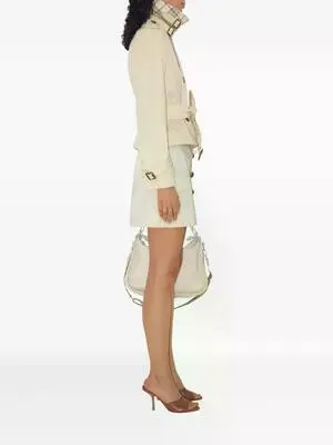 Burberry Cropped Trench Jacket - Neutrals