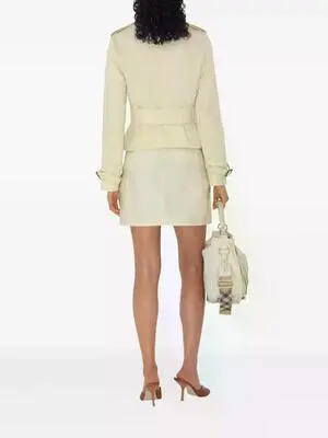 Burberry Cropped Trench Jacket - Neutrals