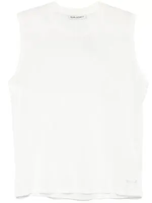 Our Legacy Breathe Tank Top - White