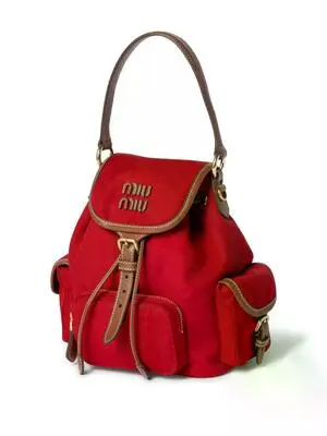 Miu Miu Logo Backpack