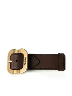 Miu Miu Buckle-fastening Bracelet - Brown