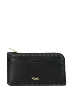 COACH Leather Wallet - Black