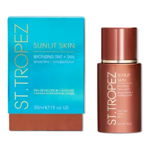 St. Tropez Sunlit Skin Bronzing Tint And Self Tan Serum - One-color
