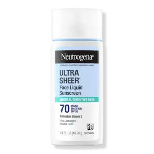 Neutrogena Ultra Sheer Face Liquid Spf 70 Mineral Sunscreen - One-color