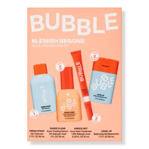 BUBBLE Blemish Begone Acne Prevention Kit - One-color