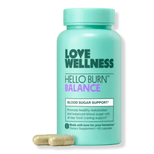 LOVE WELLNESS Hello Burn Balance: Blood Sugar Support - One-color