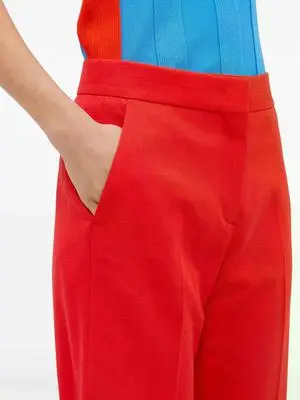 MSGM Straight Cropped Trousers
