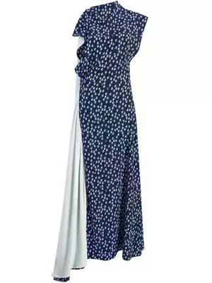Proenza Schouler Devyn Maxi Dress - Blue