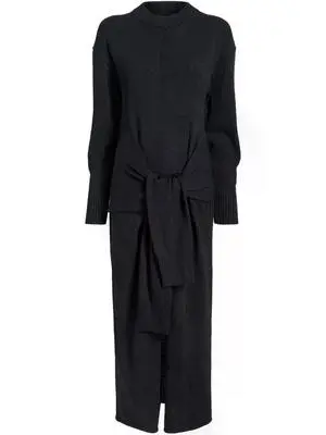 Proenza Schouler Luca Midi Dress - Black