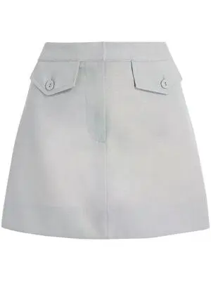 Proenza Schouler White Label Jamison Mini Skirt - Grey
