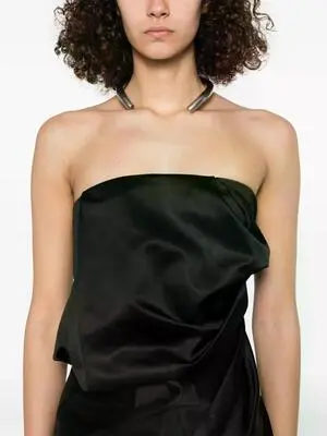 ALMAZ Draped Midi Dress