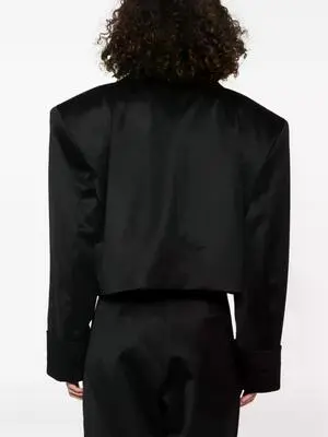 ALMAZ Cropped Tuxedo Blazer