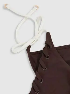 REISS Sydney Whipstitch Side-tie Bikini Bottoms