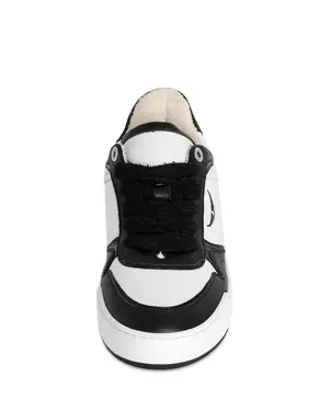 Zadig&Voltaire Wings Leather Sneakers - Noir