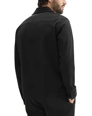 Theory Overshirt In Precision Ponte - Black