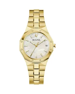 Bulova Prestige 32mm Watch - White/gold