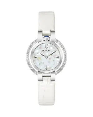 Bulova Classic Rubiyat 31mm Watch - White/white