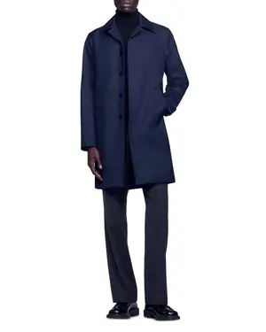 Sandro Waterproof Rain Coat - Marine