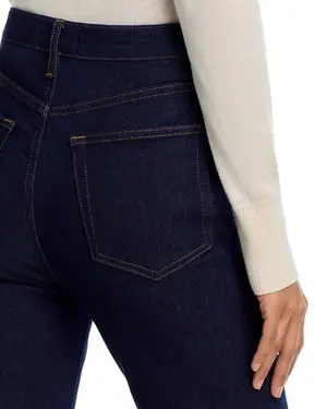 FRAME The Pencil Crop High-rise Jeans