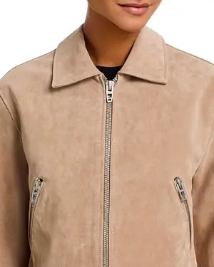 Blanknyc Suede Jacket - Latte Frappe