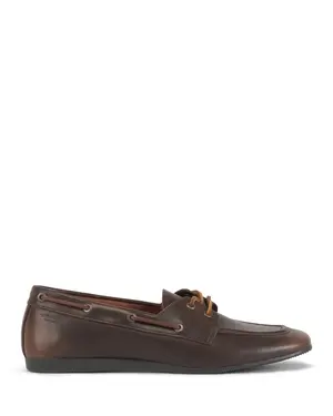 VAGABOND SHOEMAKERS Hillary Boat Shoe Flats - Brown