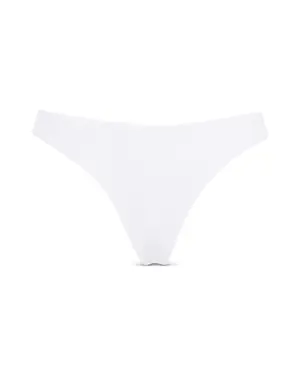 PQ SWIM Basic Ruched Bikini Bottom - White