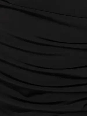 Stella McCartney Draped Cape-effect Stretch-jersey Midi Dress
