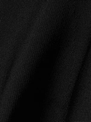 Khaite Andra Stretch-knit Turtleneck Peplum Top - Black