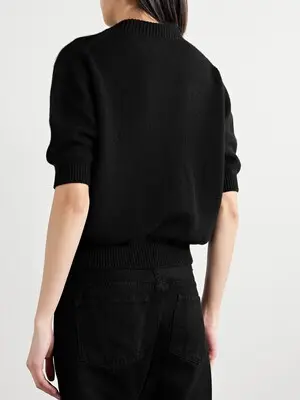 Khaite Davin Cashmere Sweater - Black