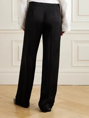 JIL SANDER Crepe De Chine Wide-leg Pants