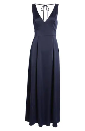 WAYF Thea Halter Neck Gown