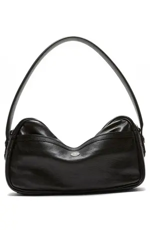 Acne Studios Small Camero Leather Shoulder Bag - Black
