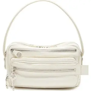 Acne Studios Small Camero Leather Shoulder Bag - Cream White