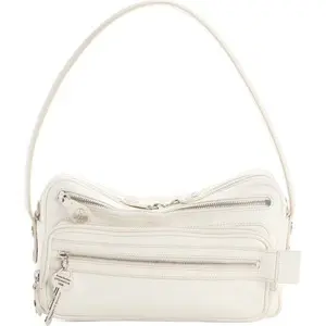 Acne Studios Small Camero Leather Shoulder Bag - Cream White