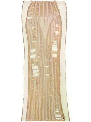 DIESEL® M-calina Midi Skirt - Neutrals