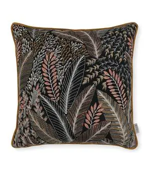 ROMO Embroidered Chiraco Serandite Cushion - Pink