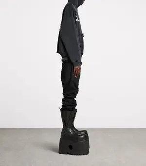 Balenciaga Distressed Tape Logo Hoodie