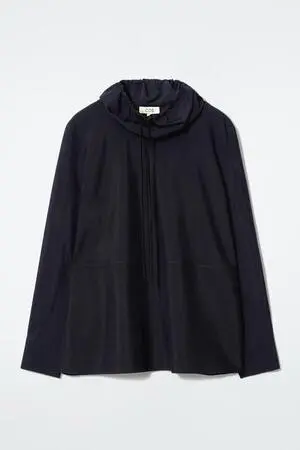 Cos Drawstring-neck Top