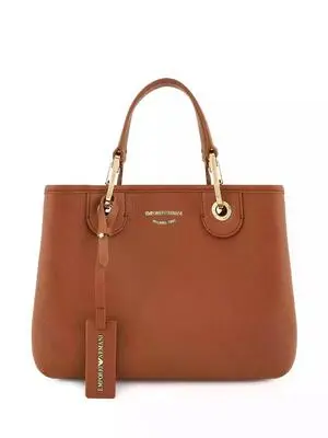 Emporio Armani Leather Tote - Brown