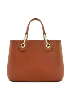 Emporio Armani Leather Tote - Brown