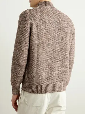 Loro Piana Silk And Cashmere-blend Zip-up Cardigan