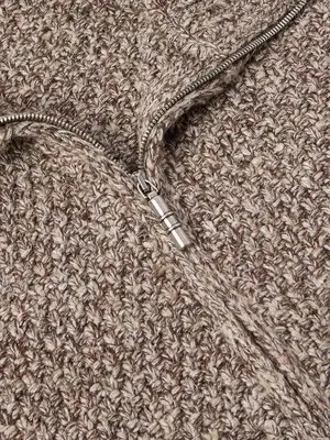Loro Piana Silk And Cashmere-blend Zip-up Cardigan